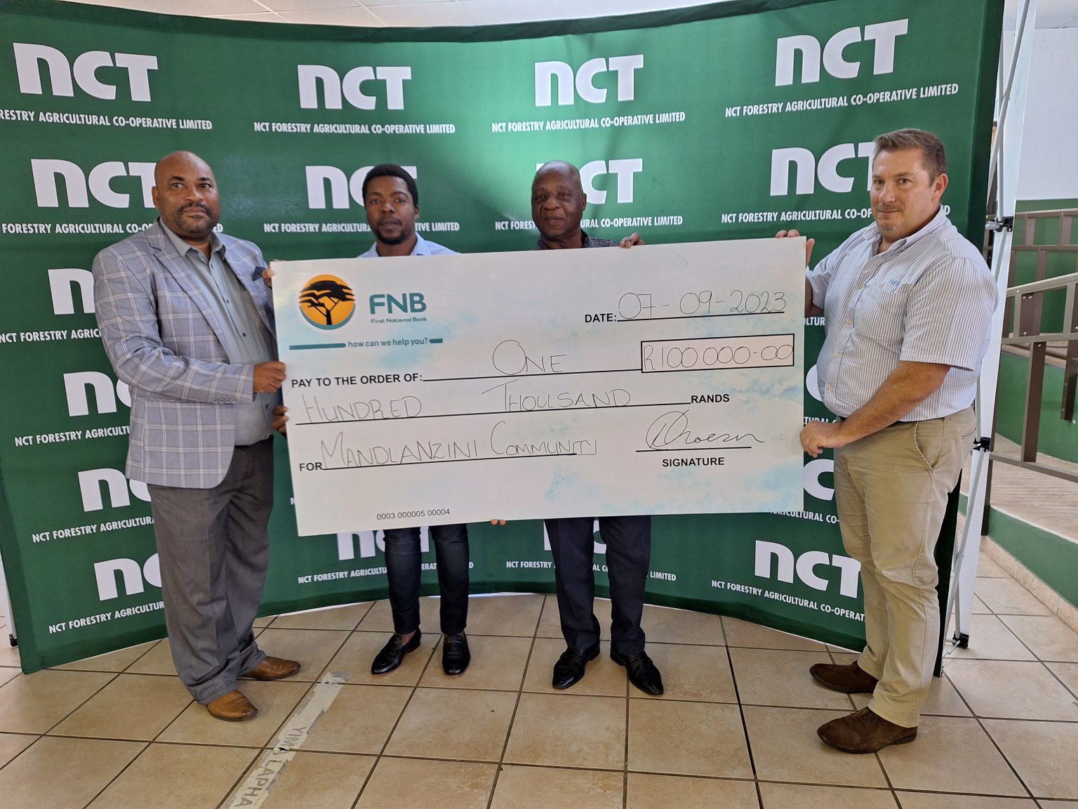 Funding initiative for the Mandlanzini Community from NCT – NCT ...